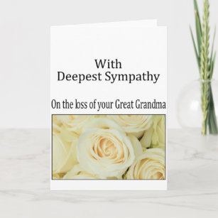 Grandma Sympathy Cards | Zazzle