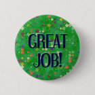 Thumbs up employee recognition award button | Zazzle.com