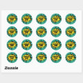 Great Job Comic Pop Art Classic Round Sticker | Zazzle