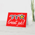 Well done! Employee appreciation card | Zazzle.com