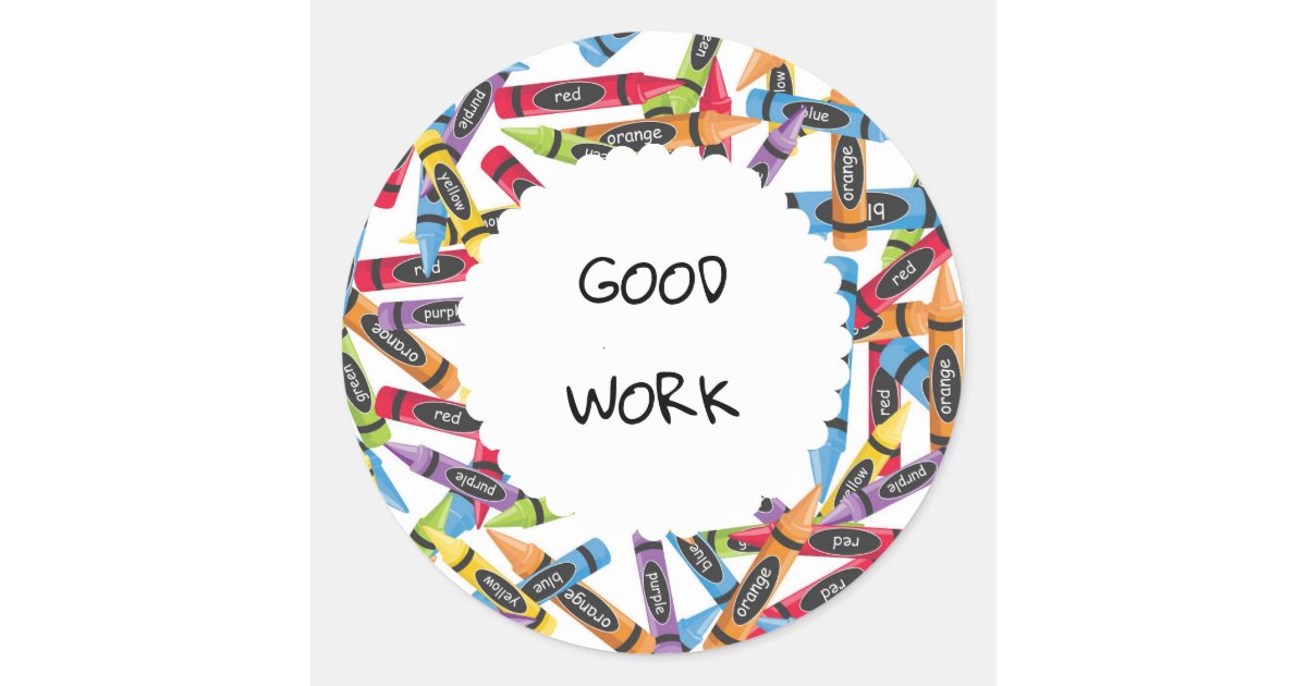 Great Job School Sticker | Zazzle