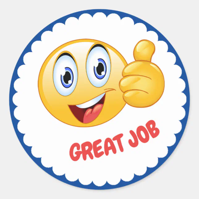 Great Job School Sticker | Zazzle