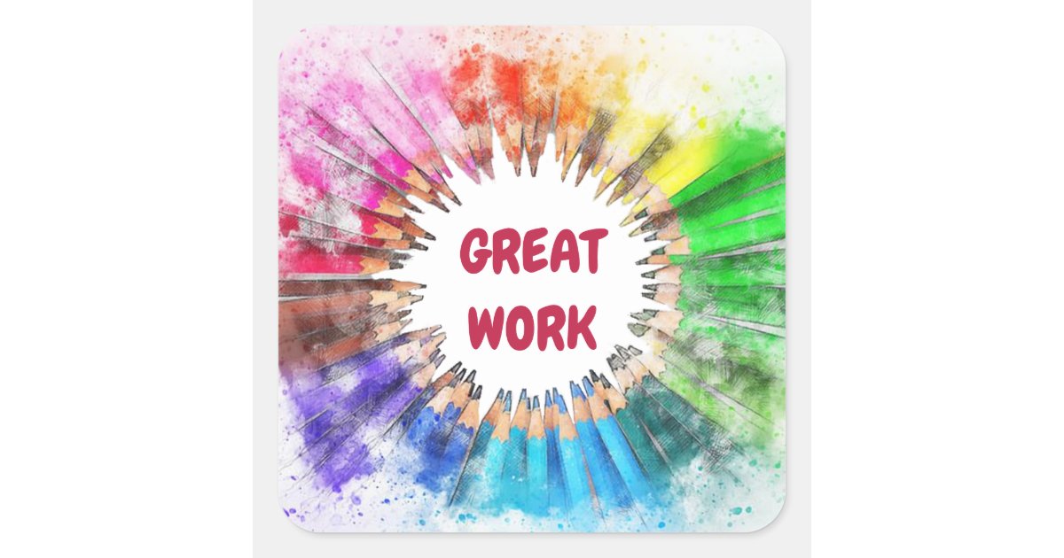 Great Job School Sticker | Zazzle