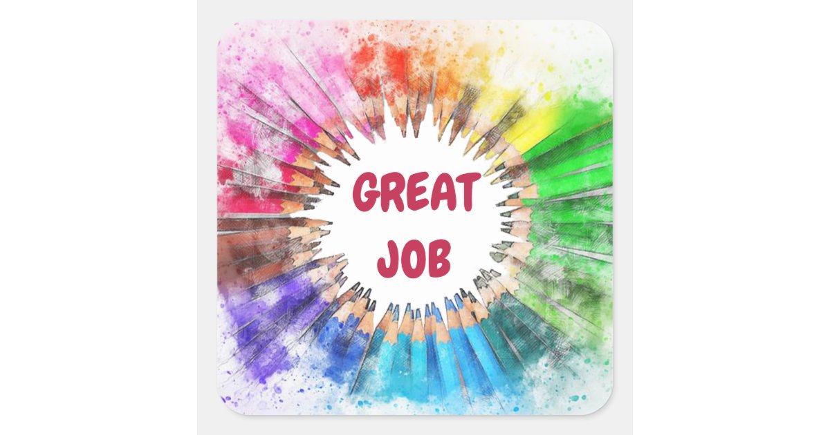 Great Job School Sticker | Zazzle