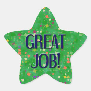 Great Job Stickers & Sticker Designs | Zazzle