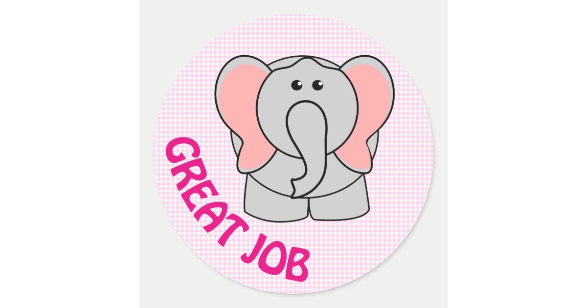 Great Job Student Sticker | Zazzle