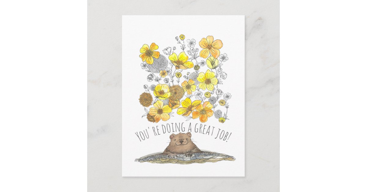 Great Job Teacher Postcard | Zazzle