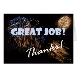 Great Job Cards - Greeting & Photo Cards | Zazzle