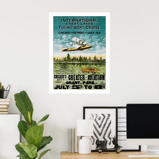 Great Lakes Flying Boat Poster | Zazzle