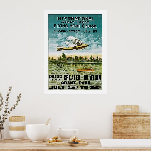 Great Lakes Flying Boat Poster | Zazzle