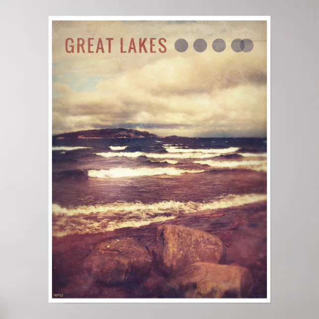 Great Lakes Poster | Zazzle
