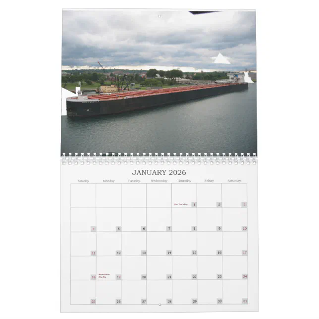 Great Lakes Ships Calendar | Zazzle