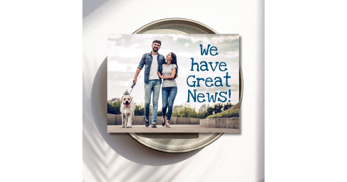 Great News Photo Postcard | Zazzle