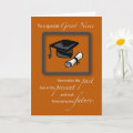 Great Niece Graduation Congratulations Burnt Orang Card | Zazzle