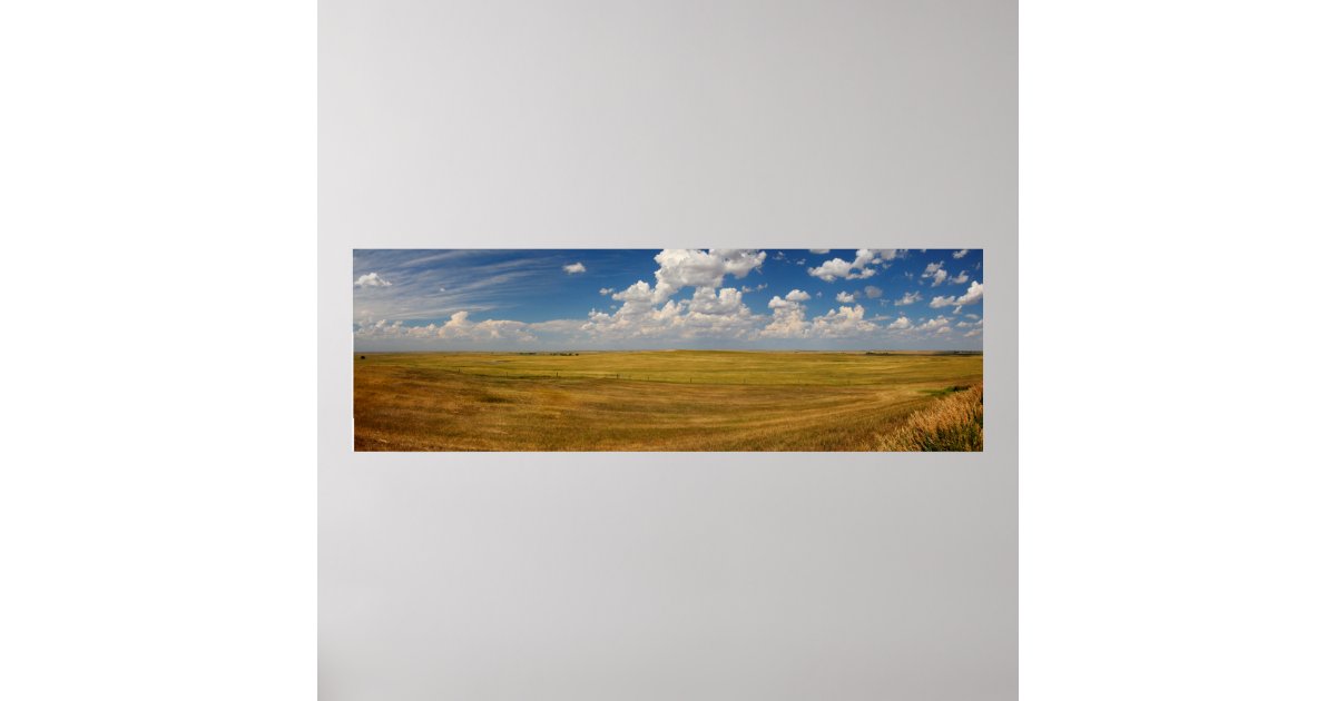 Great Plains in South Dakota in Summer Poster | Zazzle