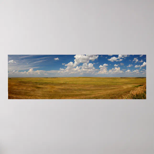 Great Plains in South Dakota in Summer Poster | Zazzle