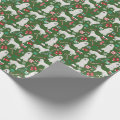 Great Pyrenees Dog Christmas holiday Wrapping Paper | Zazzle