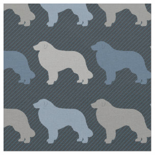 I Love my Great Pyrenees Fabric | Zazzle