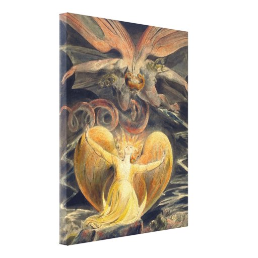 Great Red Dragon by William Blake Canvas Print | Zazzle