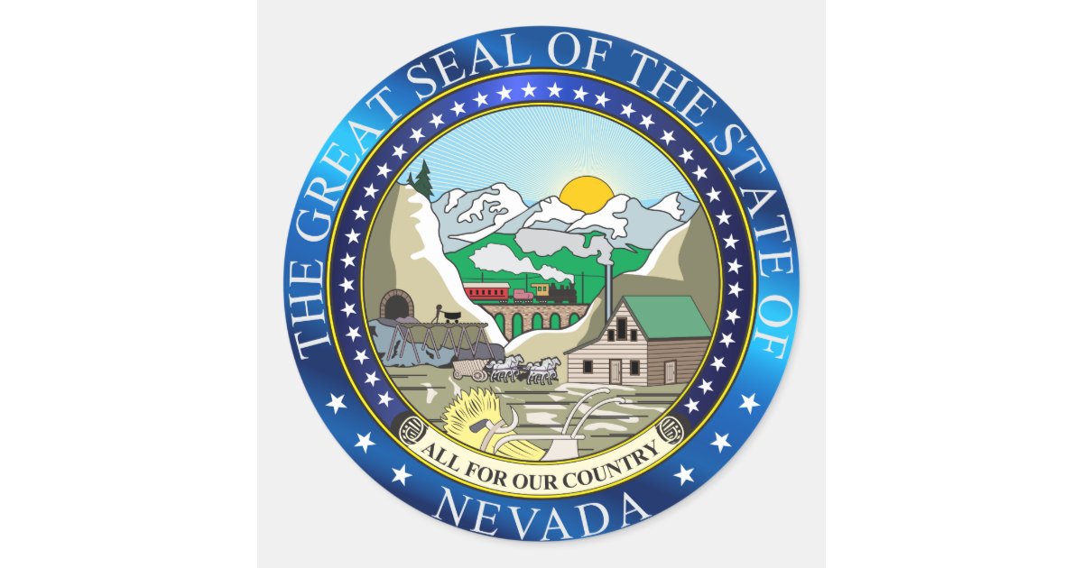 Great seal of the state of Nevada | Zazzle