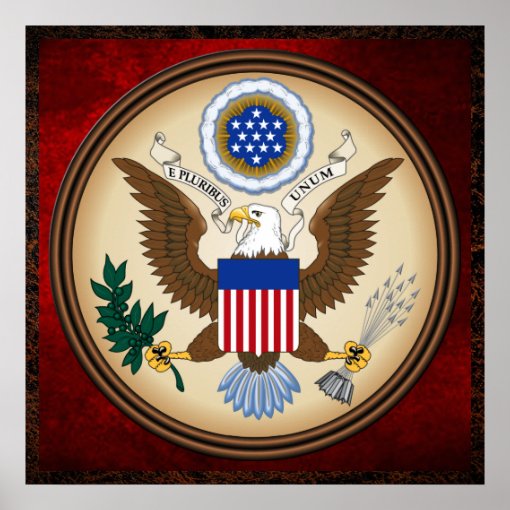 GREAT SEAL OF THE UNITED STATES POSTER | Zazzle