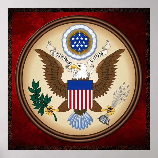 GREAT SEAL OF THE UNITED STATES POSTER | Zazzle