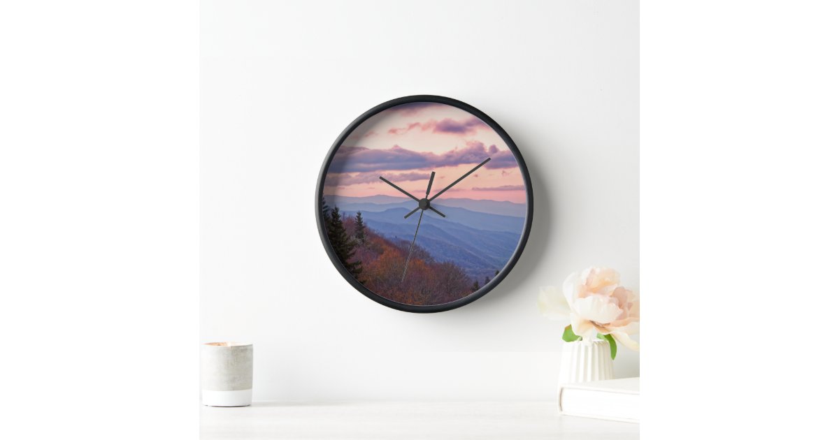 Great Smoky Mountain National Park Clock | Zazzle