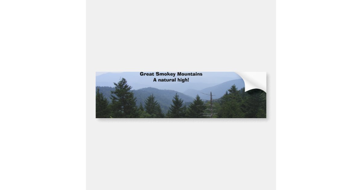 Great Smoky Mountains Bumper Sticker | Zazzle