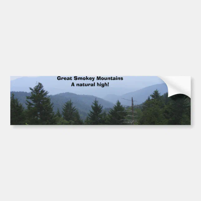 Great Smoky Mountains Bumper Sticker | Zazzle