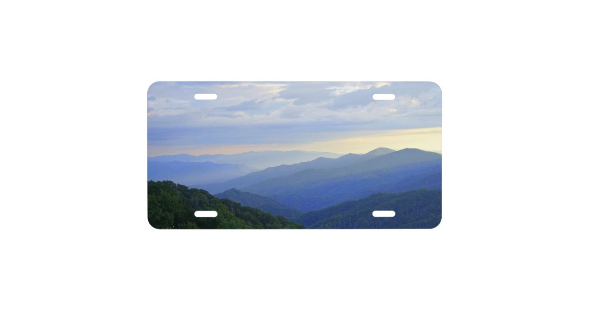 Great Smoky Mountains License Plate | Zazzle