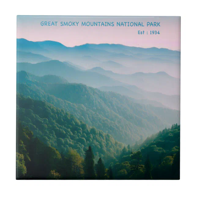 Great Smoky Mountains National Park Ceramic Tile | Zazzle