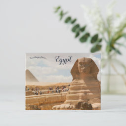Great Sphinx of Giza Egypt Postcard | Zazzle