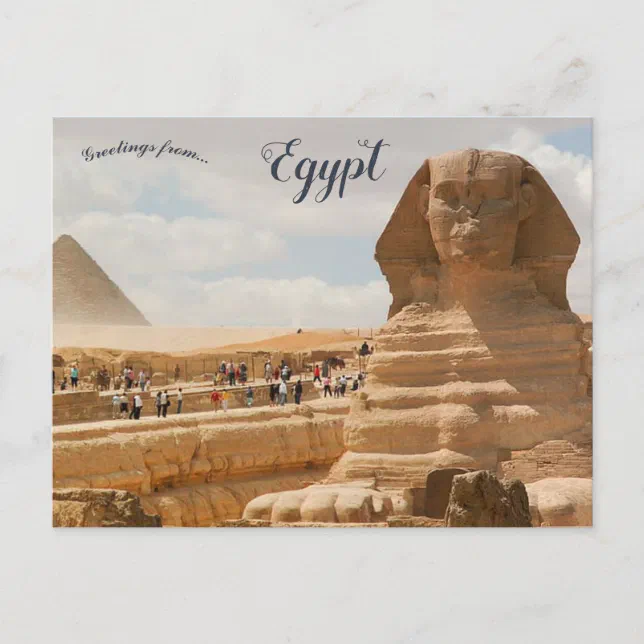 Great Sphinx of Giza Egypt Postcard | Zazzle