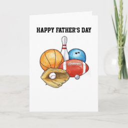 Great Sport Father's Day Card | Zazzle