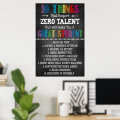 Great Student Classroom Printable Poster | Zazzle