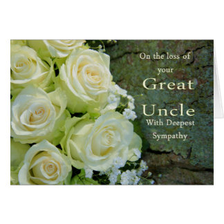 Condolences Loss Of Uncle Cards | Zazzle