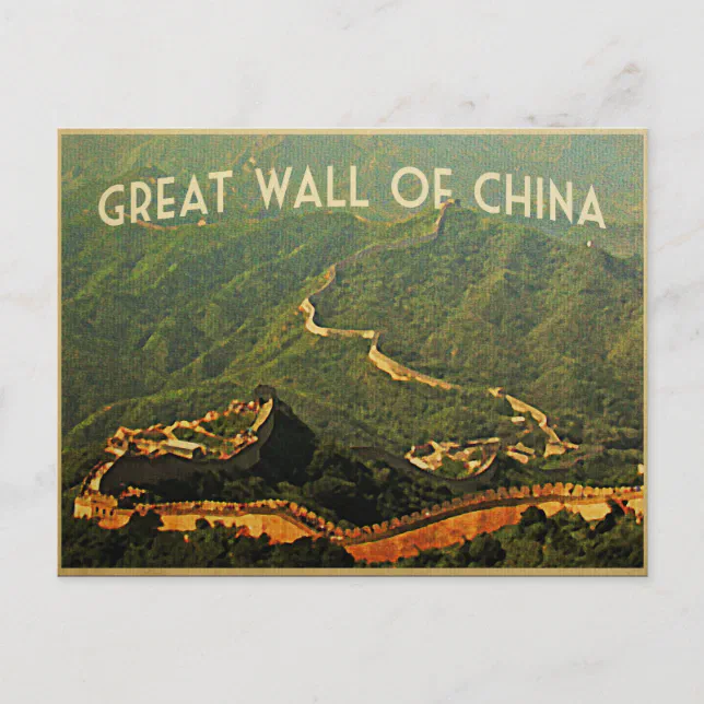 Great Wall Of China Postcard | Zazzle