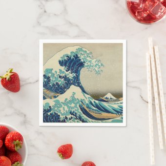 Great Wave off Kanagawa & Japanese Art /Japan Napkins | Zazzle
