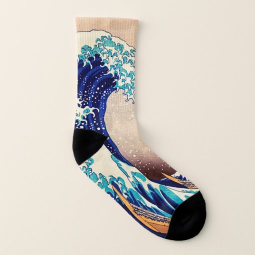 Great Wave Off Kanagawa Vintage Japanese Art Socks | Zazzle