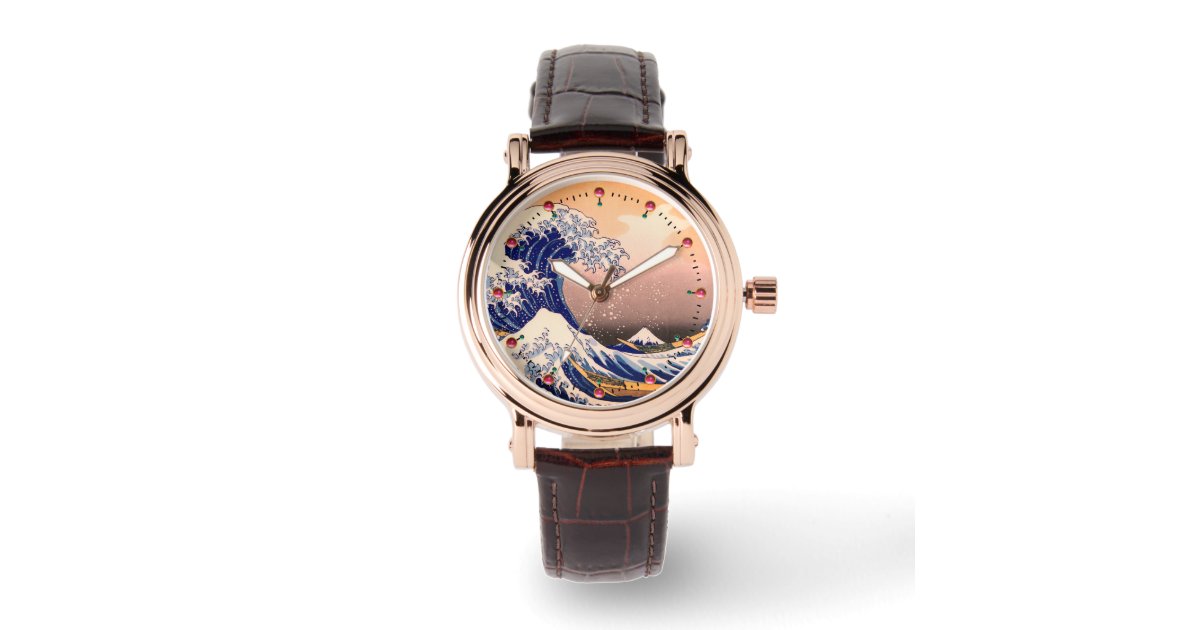 GREAT WAVE OFF KANAGAWA WATCH | Zazzle
