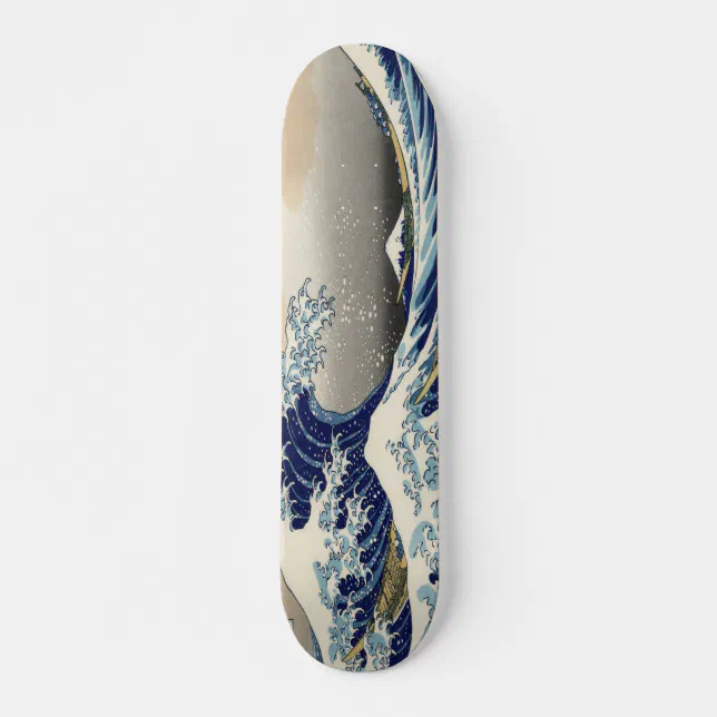 great wave skateboard deck | Zazzle