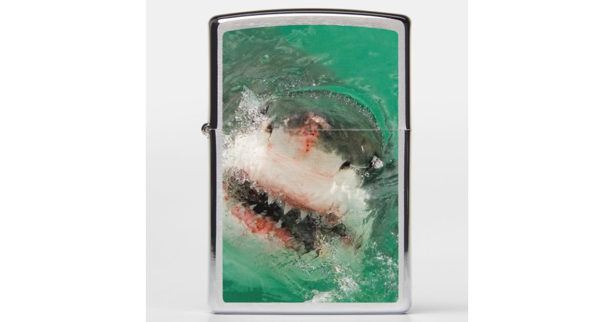 Great White Shark1 Zippo Lighter | Zazzle