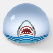 Great White Shark Attack Cartoon Paperweight | Zazzle