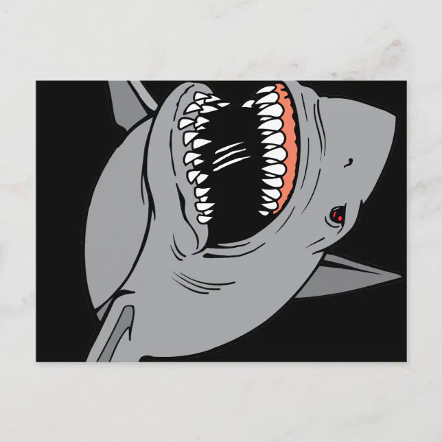 Great White Shark Postcard | Zazzle