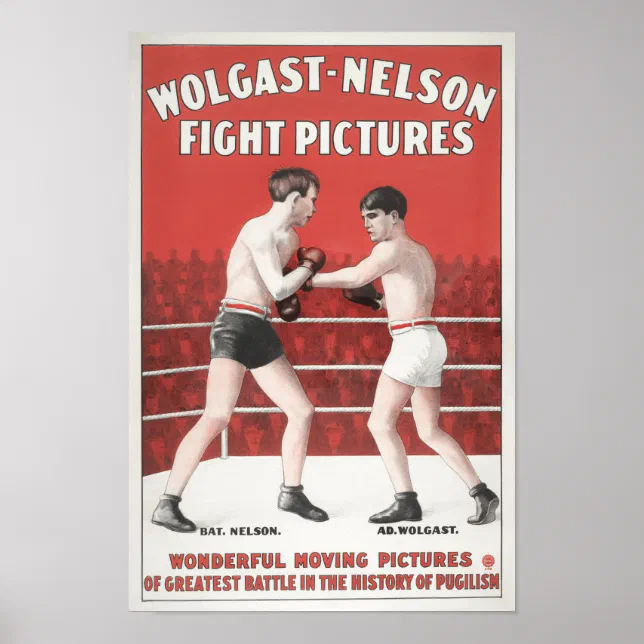 Greatest Battle in the History of Pugilism Poster | Zazzle
