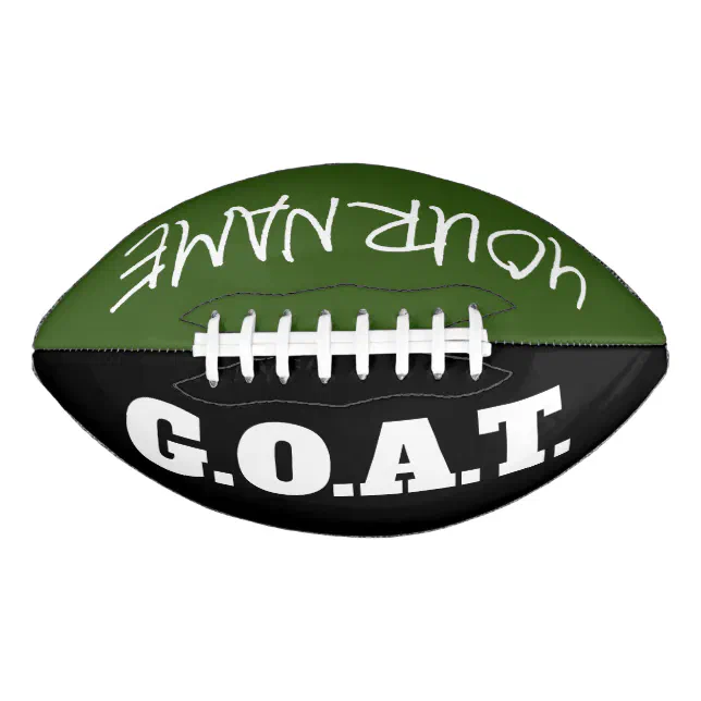 Greatest Of All Time GOAT football player gift | Zazzle