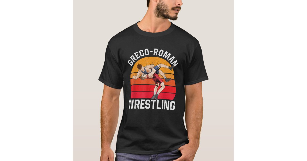 Greco Roman Wrestling Freestyle Wrestler Training T-Shirt | Zazzle