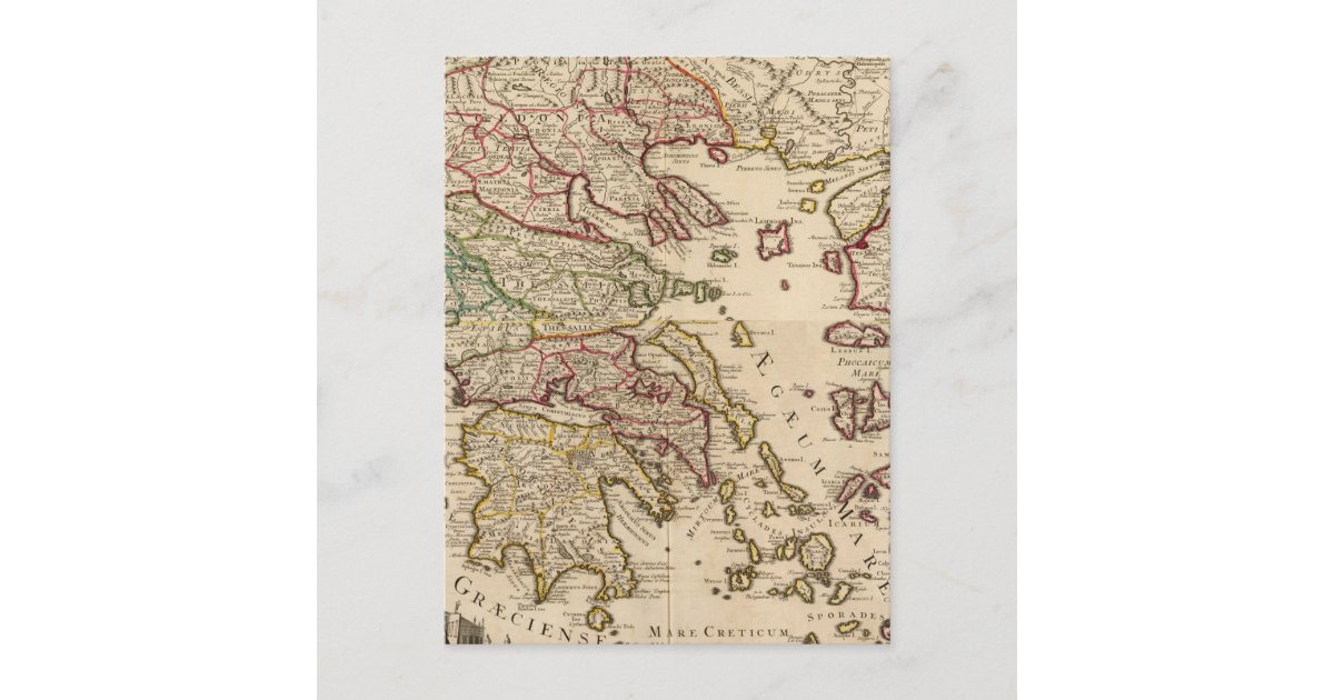 Greece and Macedonia Postcard | Zazzle