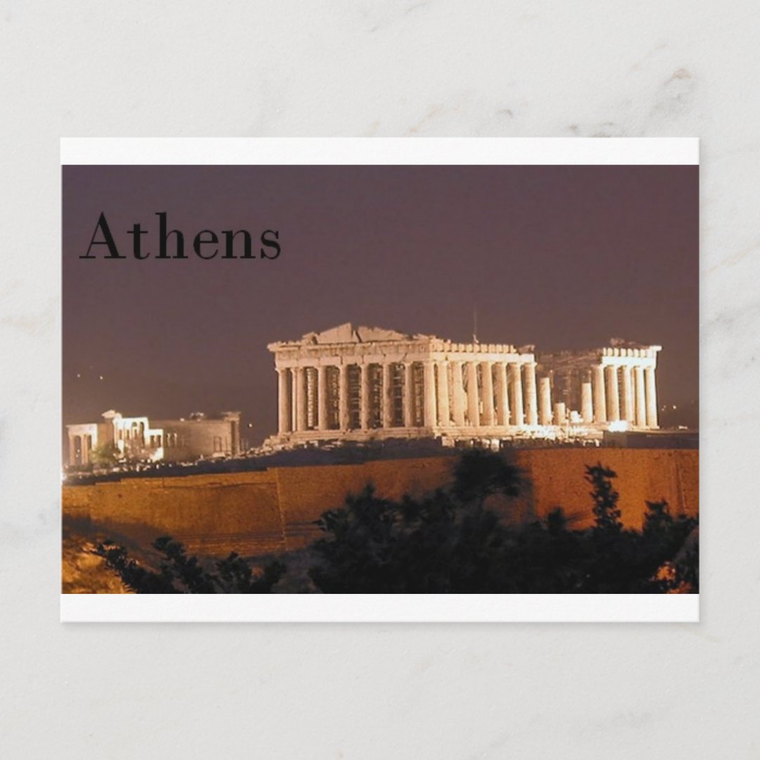 Greece Athens Parthenon (St.K) Postcard | Zazzle