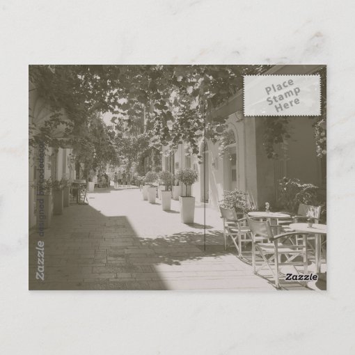 Greece Corfu Street, Postcard | Zazzle